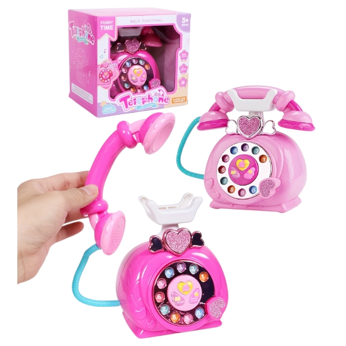pretty princess telephone تليفون بينك متحرك – Monster Company Toys